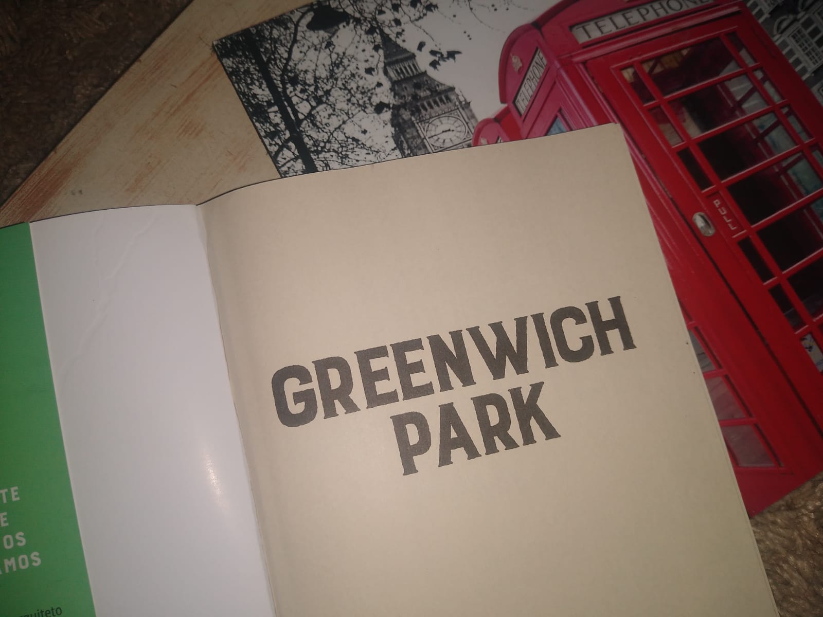 RESENHA DO LIVRO GREENWICH PARK DE KATHERINE FAULKNERCoisas de Mineira